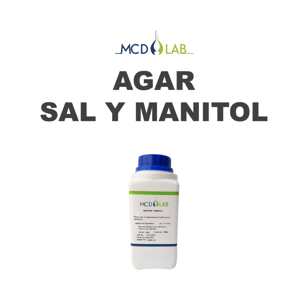 AGAR SAL Y MANITOL 450GR MCD LAB – Quimex